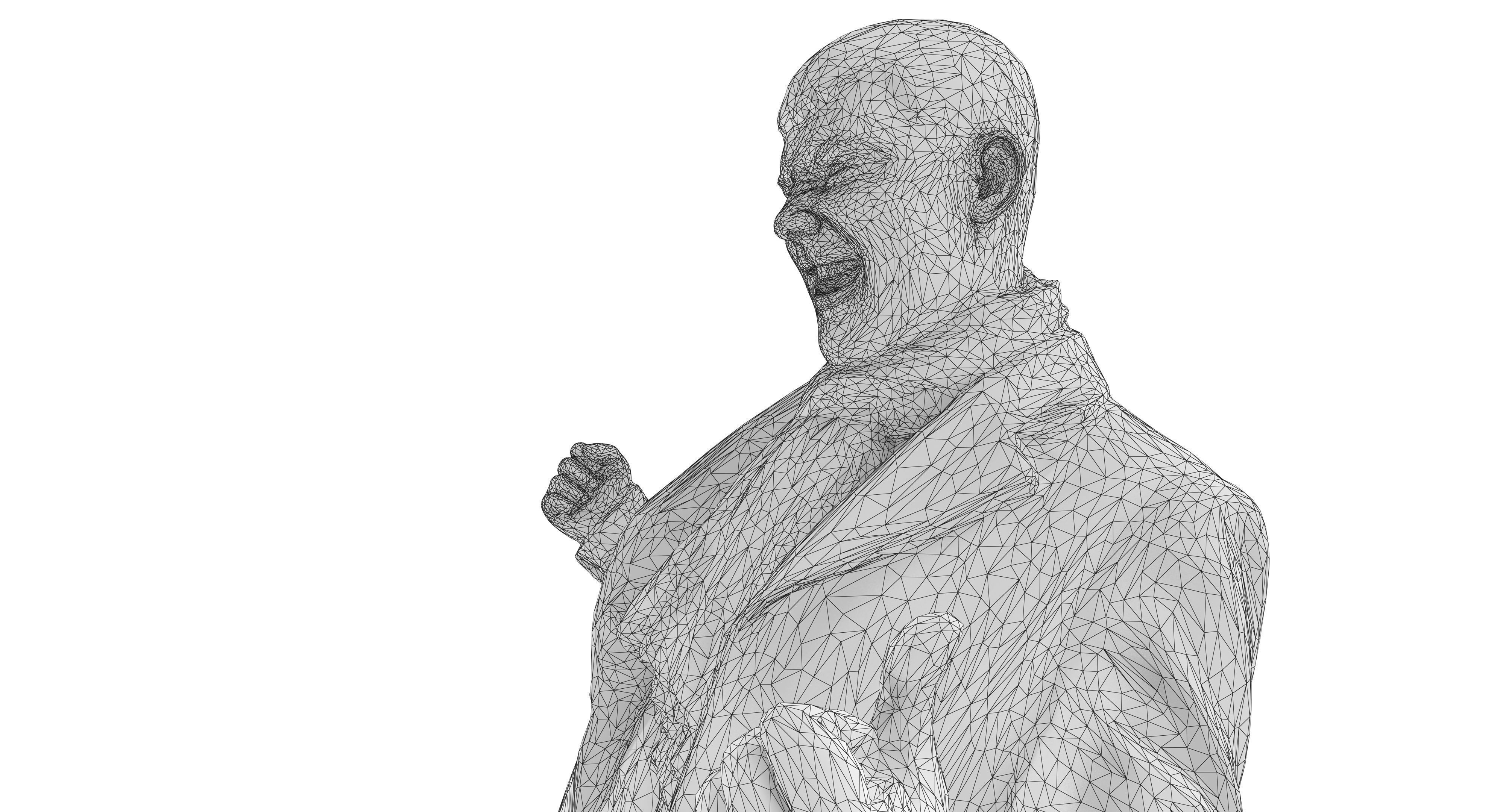 3D model Happy Fan Man VR / AR / low-poly | CGTrader