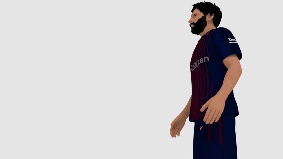 3D model Lionel Messi VR / AR / low-poly | CGTrader