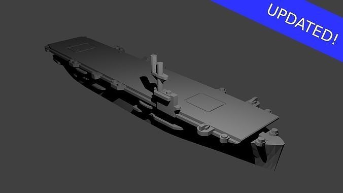 US Bogue Class Aircraft Carrier free 3D model 3D printable | CGTrader