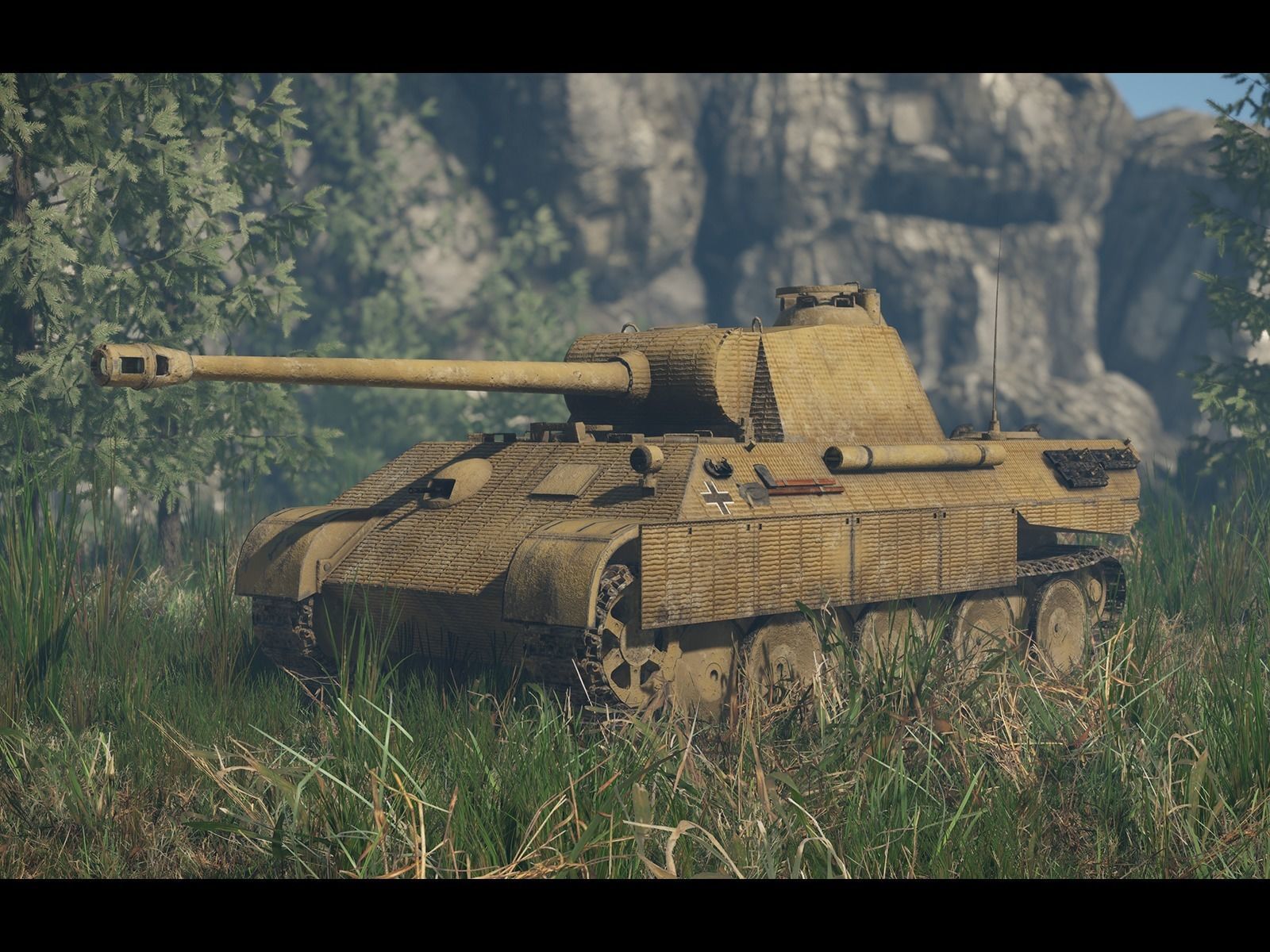 3D model World War II - Panther Panzer V - Game Ready - PBR VR / AR ...