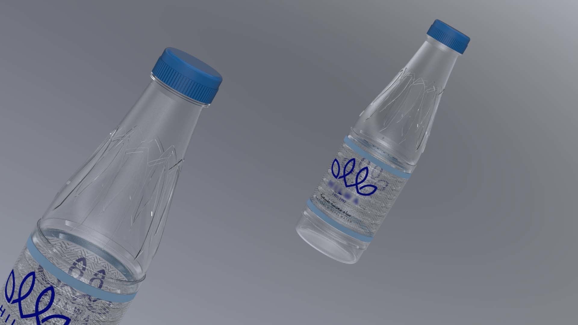 Water bottle 3D model free VR / AR / low-poly 3D model | CGTrader