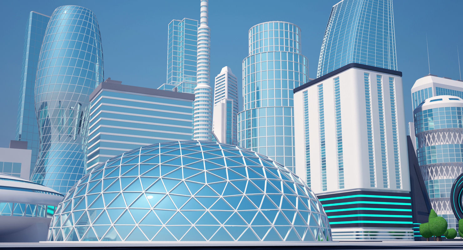 Mega City 3D model | CGTrader