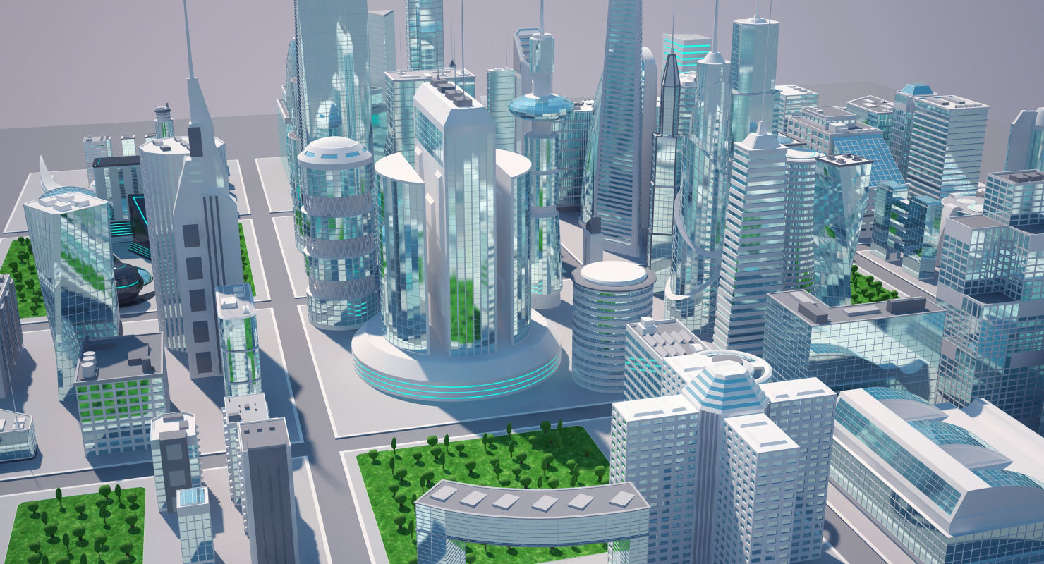 Mega City 3D model | CGTrader