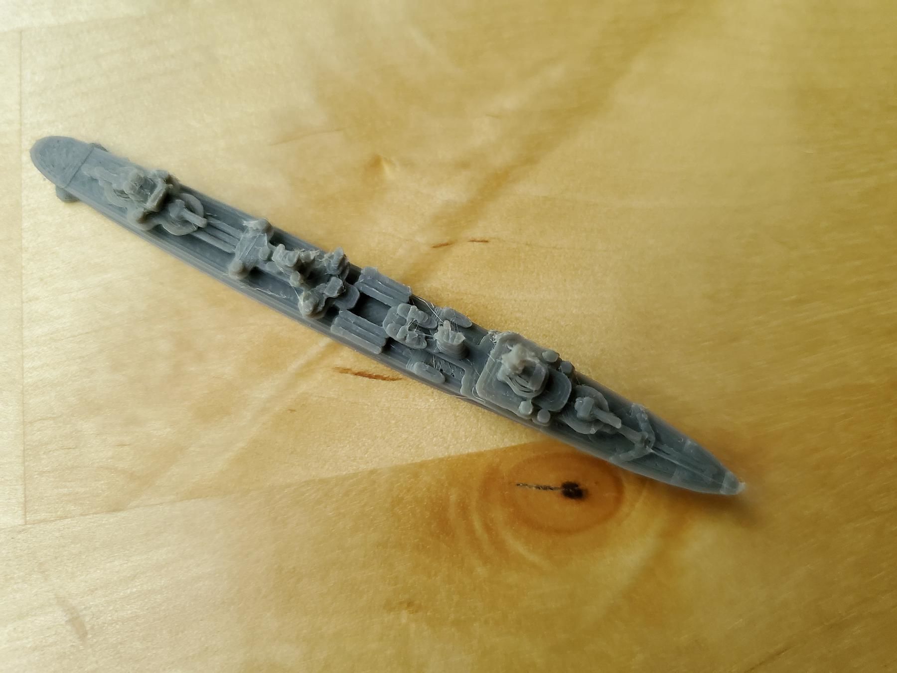 French Le Fantasque Class Destroyer Warship 3D model 3D printable ...