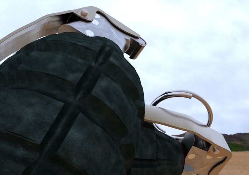 Grenade MK2 bomb 3D model | CGTrader