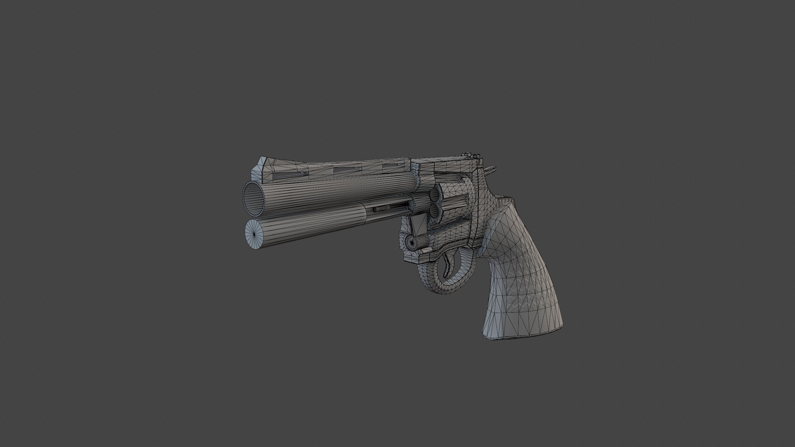 3D model Stylized Magnum Revolver VR / AR / low-poly | CGTrader