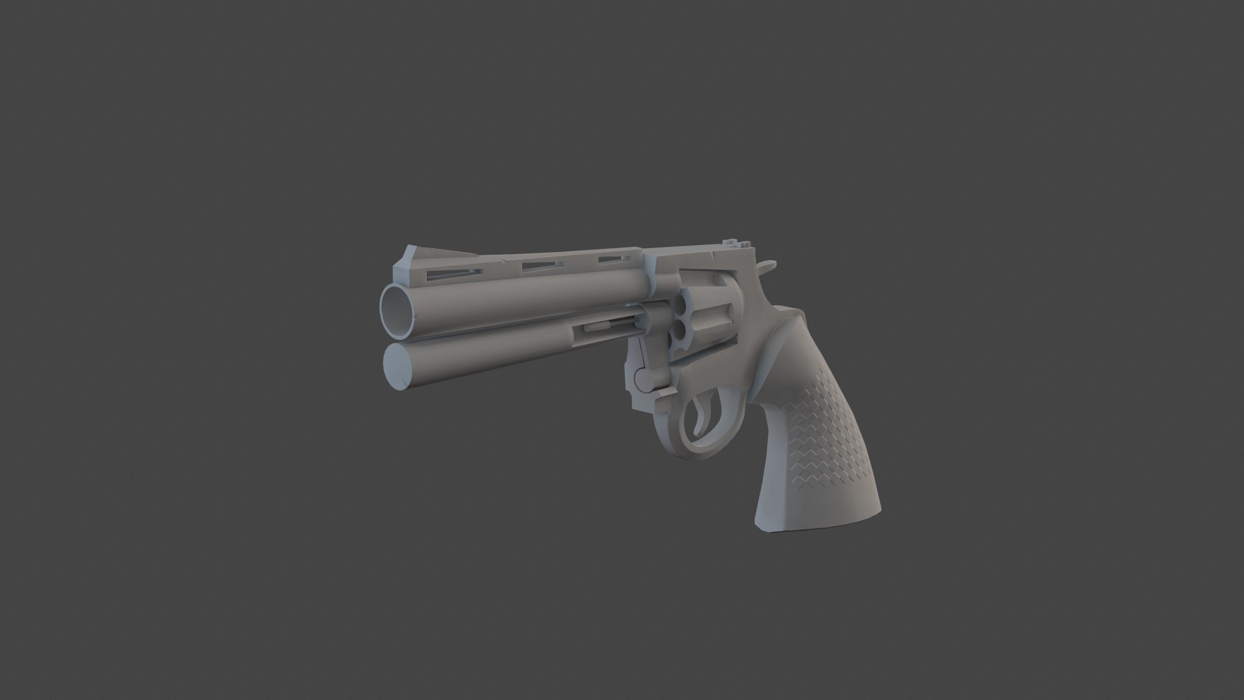 3D model Stylized Magnum Revolver VR / AR / low-poly | CGTrader
