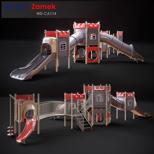 Zamek 3D model | CGTrader