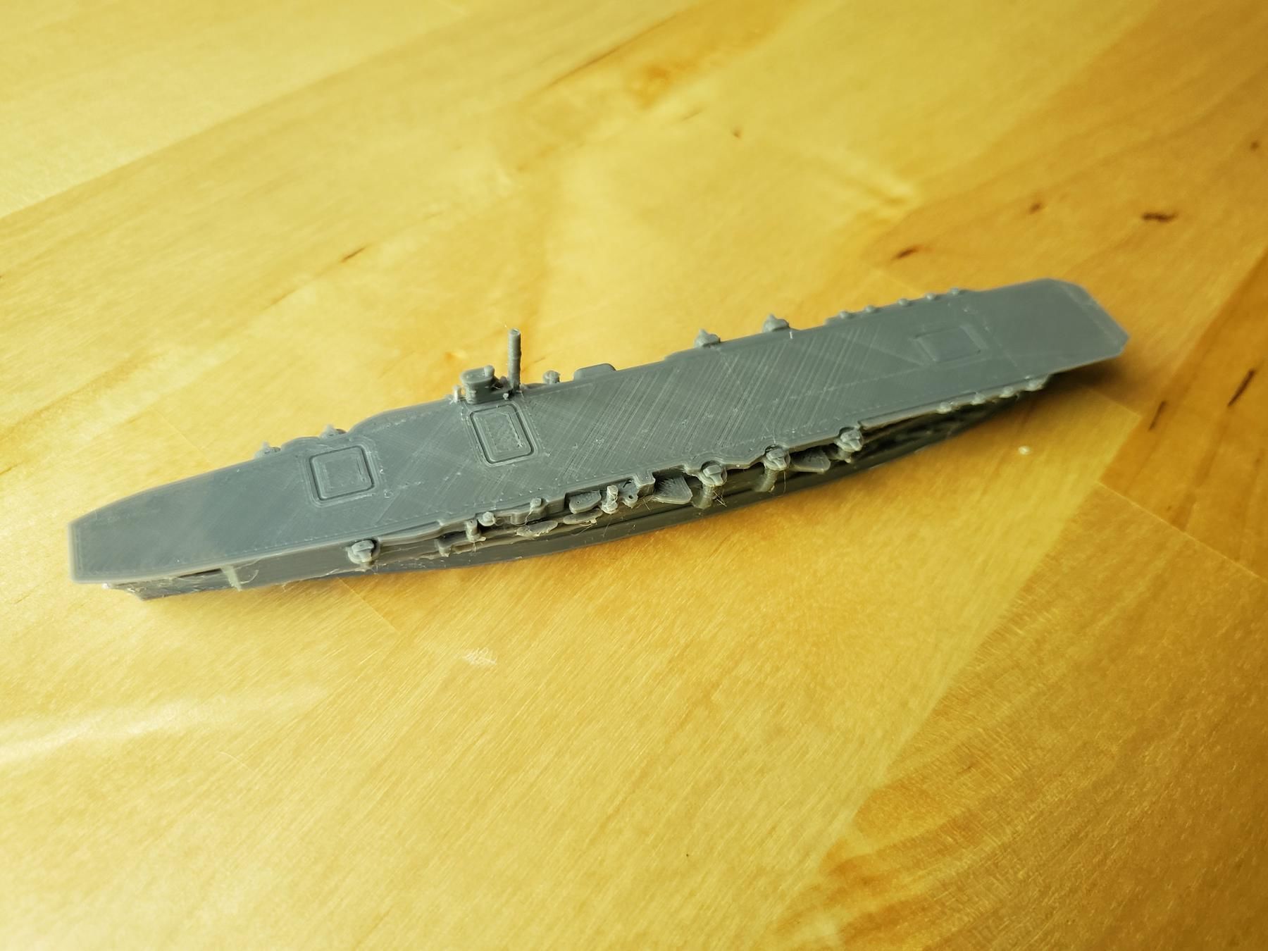 Japanese Aircraft Carrier Kaga 3D model 3D printable | CGTrader