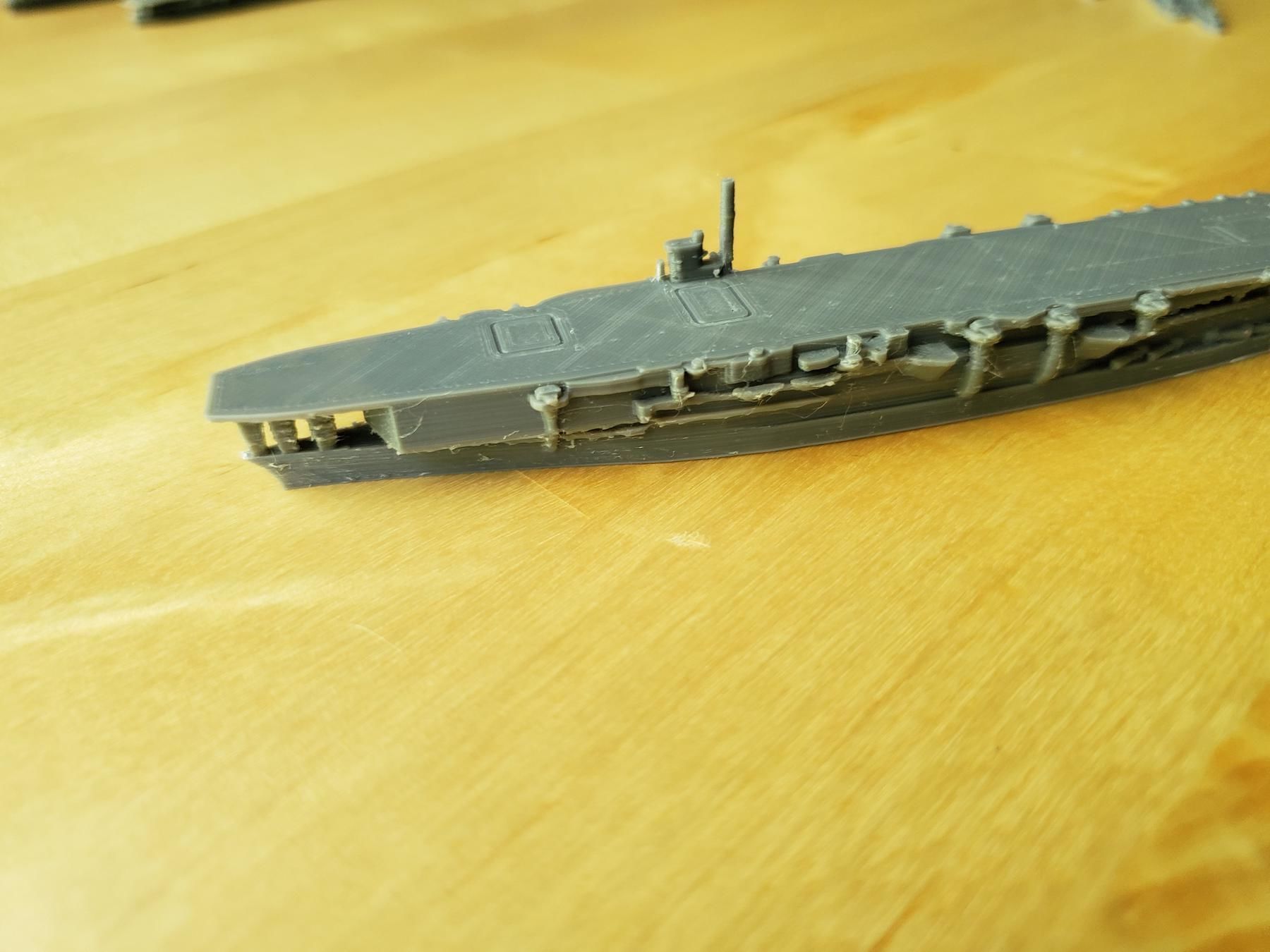 Japanese Aircraft Carrier Kaga 3D model 3D printable | CGTrader