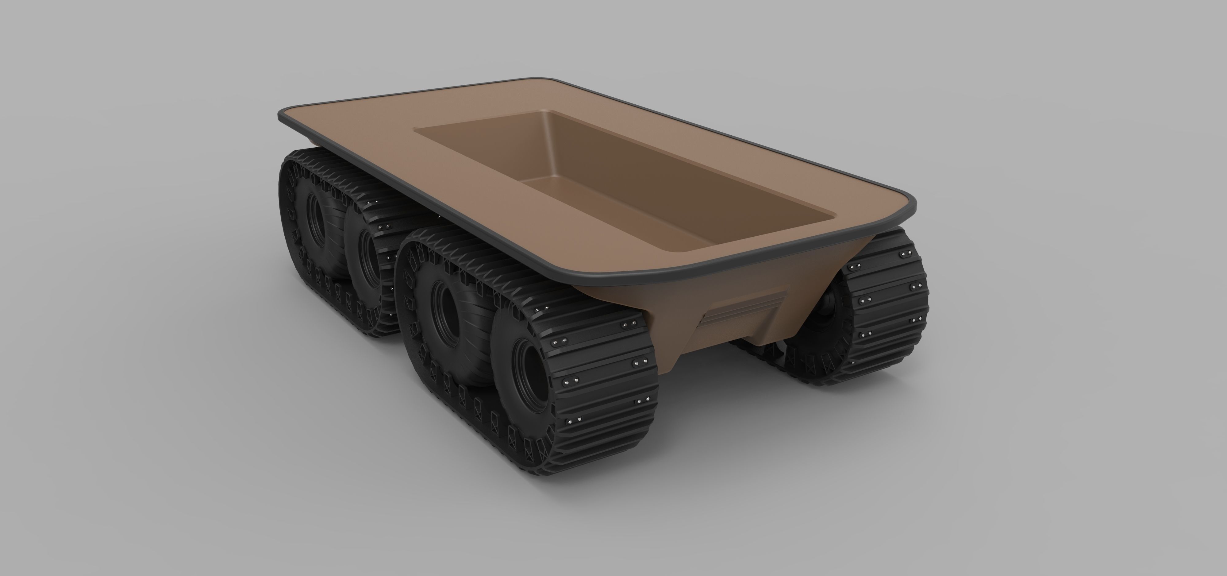 Argo platform 8x8 with 4 tracks 3D model | CGTrader