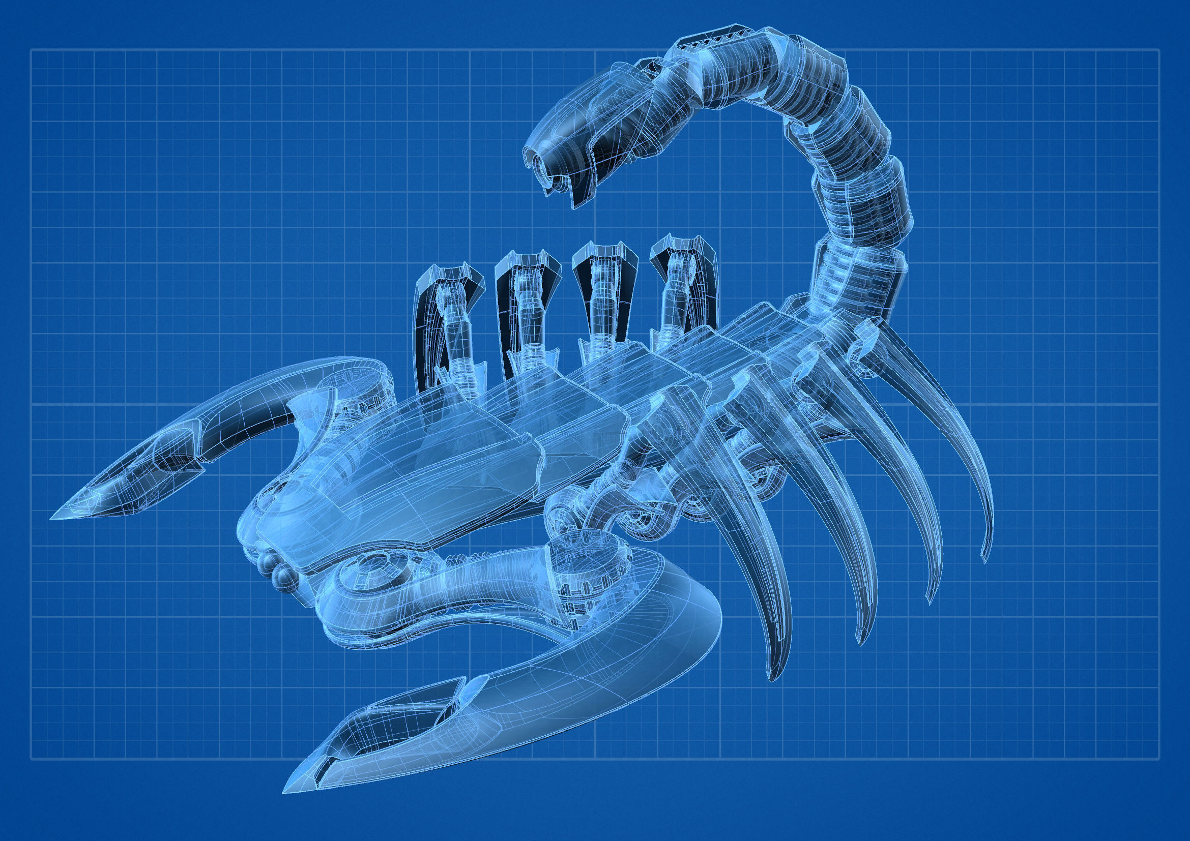 Mech Scorpion - Robots 3D model | CGTrader