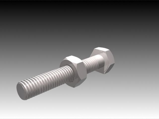 Nut Bolts free 3D Model | CGTrader.com