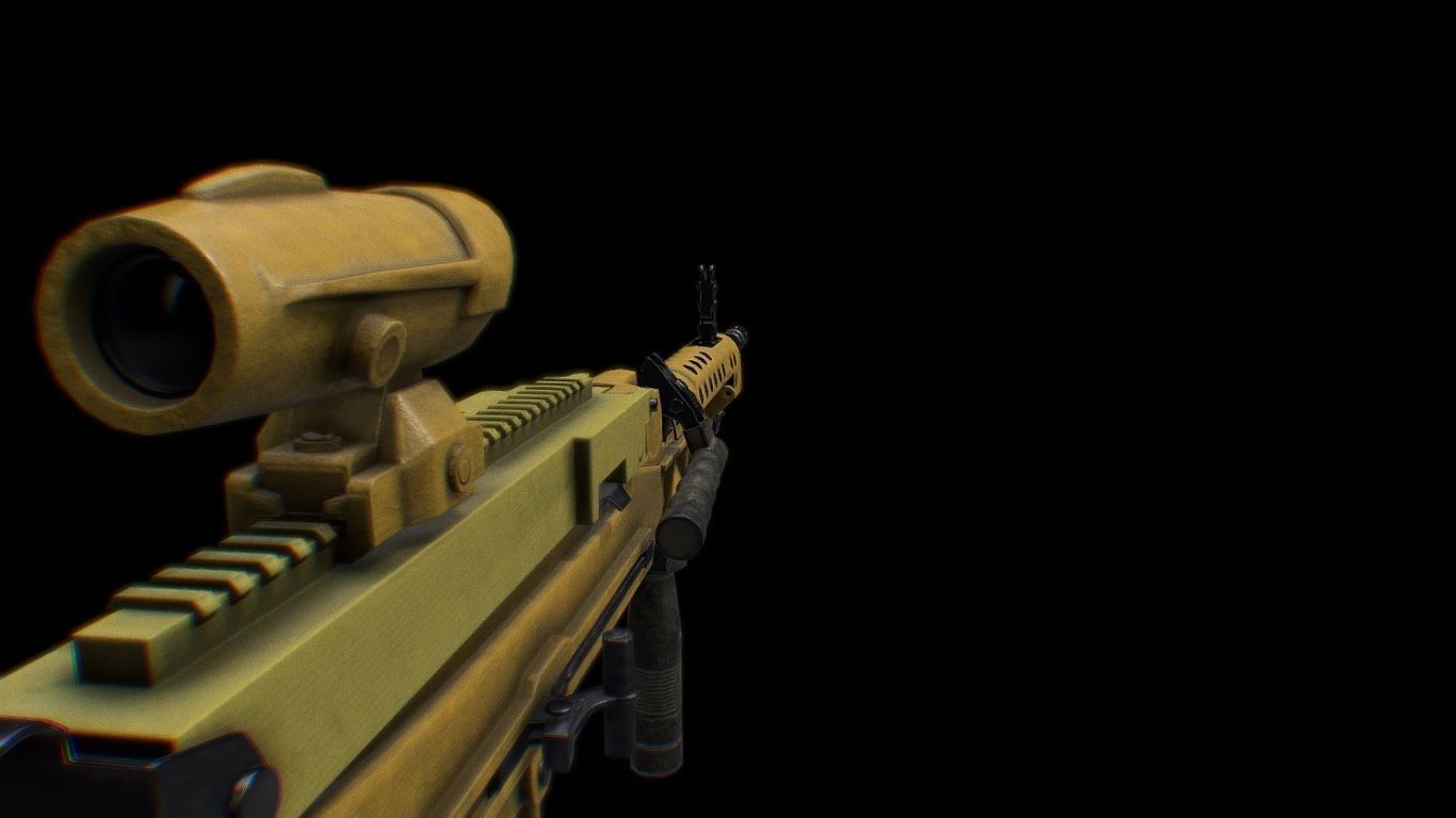 3D model Machine gun for game VR / AR / low-poly | CGTrader