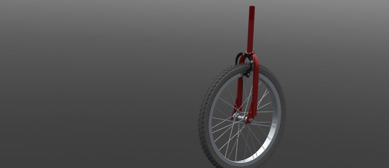 Cycle wheel assembly free 3D model | CGTrader