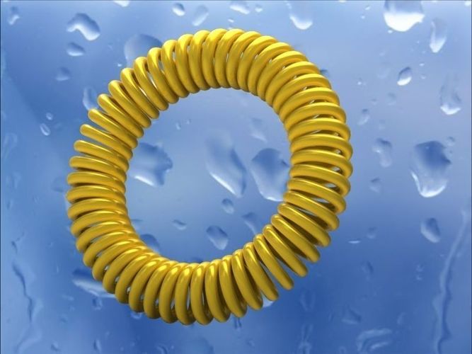 Circular spring free 3D Model STL SLDPRT SLDASM SLDDRW | CGTrader.com