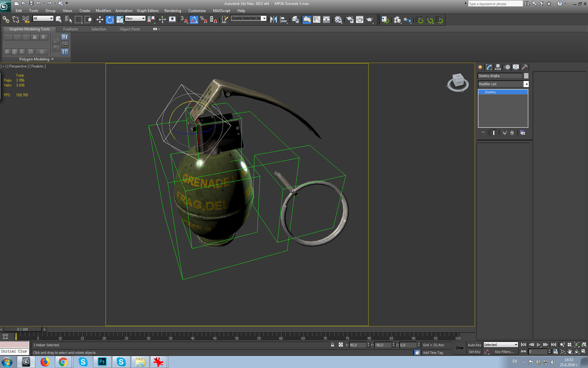 3D model MP26 grenade WW2 VR / AR / low-poly rigged | CGTrader