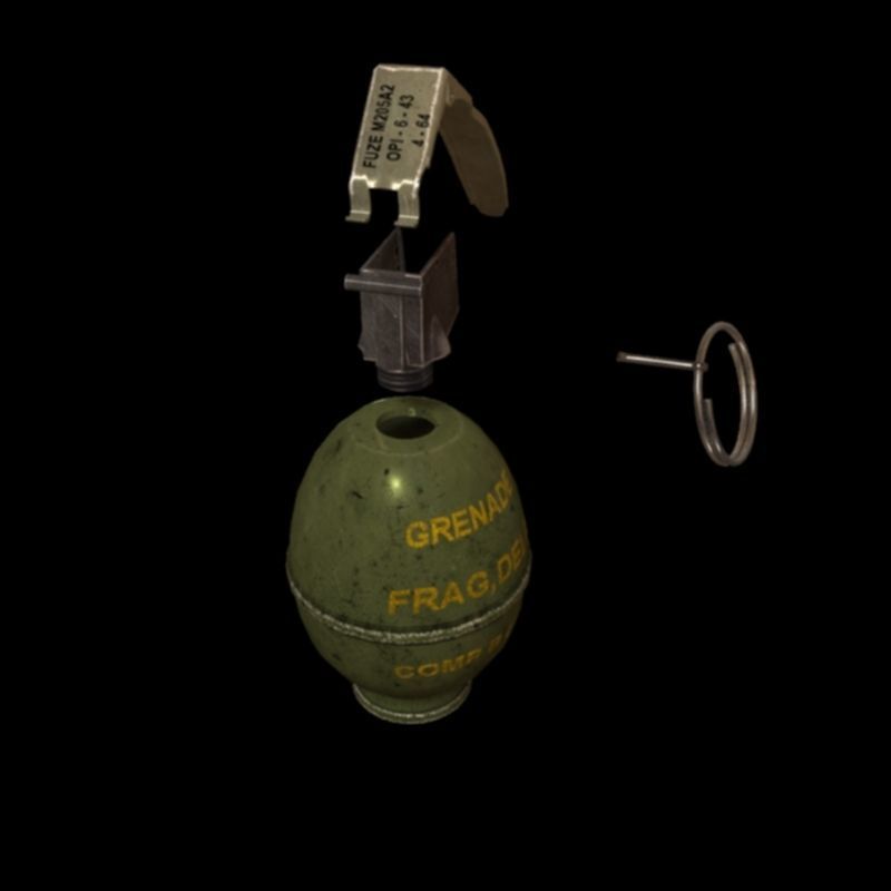 3D model MP26 grenade WW2 VR / AR / low-poly rigged | CGTrader