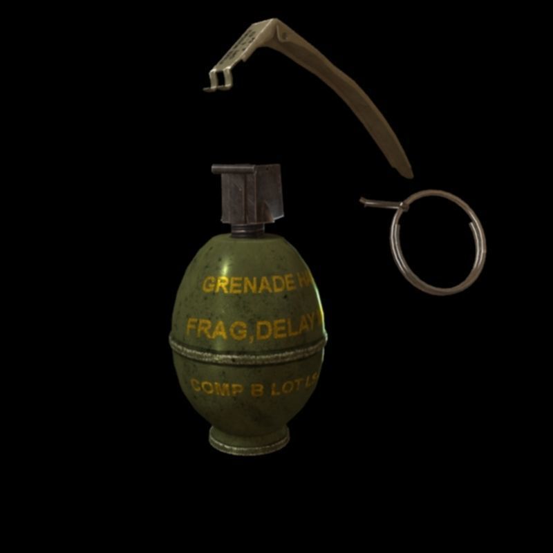 3D model MP26 grenade WW2 VR / AR / low-poly rigged | CGTrader