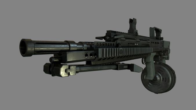 3D model L86 Light Machine Gun VR / AR / low-poly | CGTrader