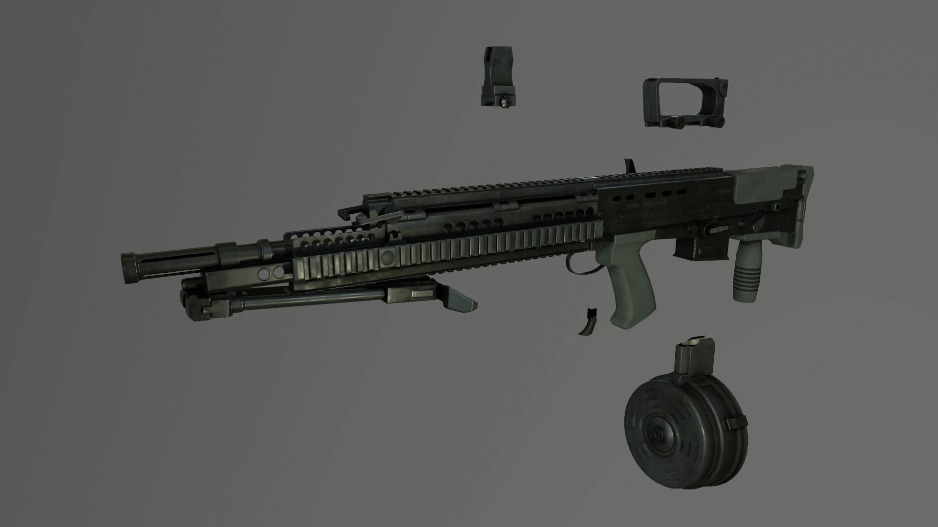 3D model L86 Light Machine Gun VR / AR / low-poly | CGTrader