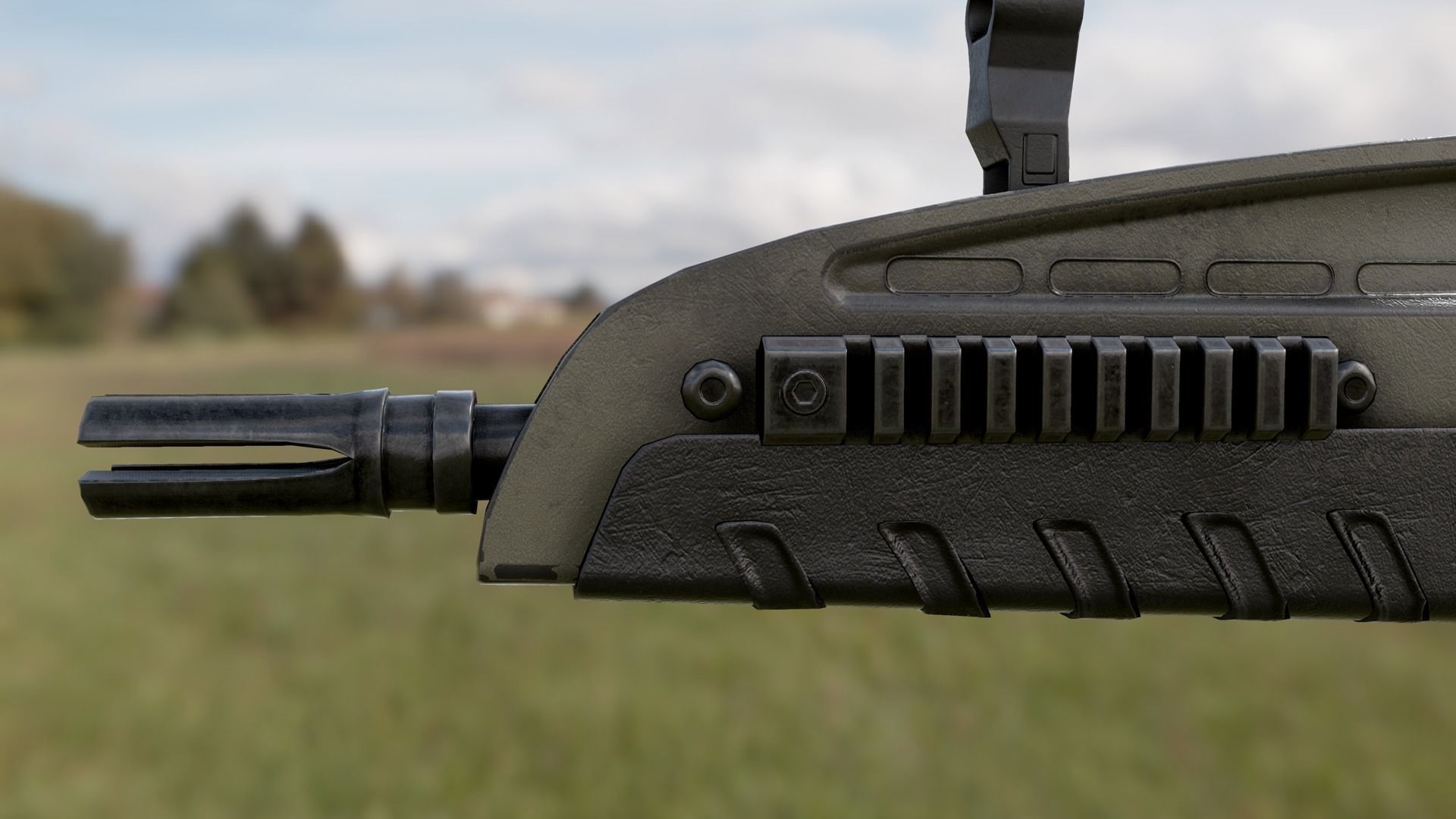 3D model FPS XM8 Assault Rifle VR / AR / low-poly | CGTrader