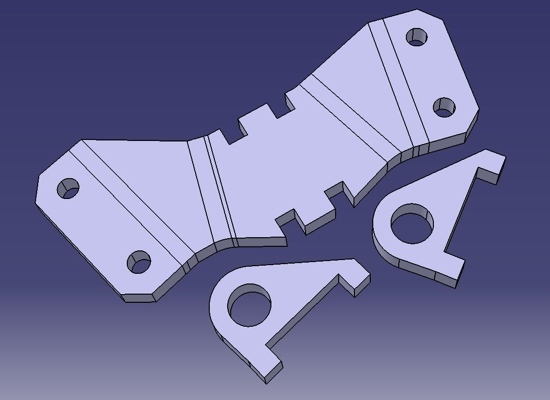 Ge jet engine bracket- sheetmetal experiment free 3D model | CGTrader