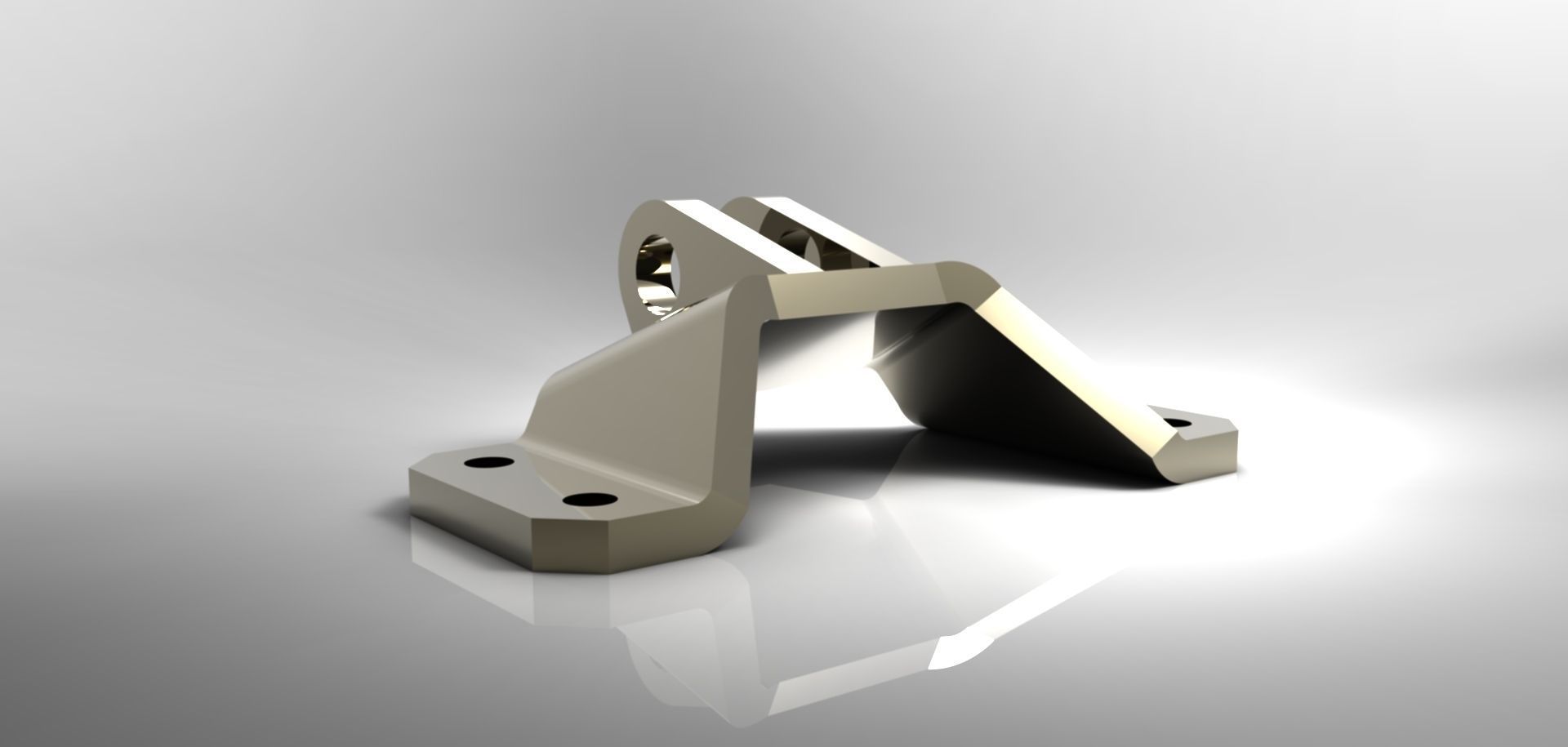 Ge jet engine bracket- sheetmetal experiment free 3D model | CGTrader