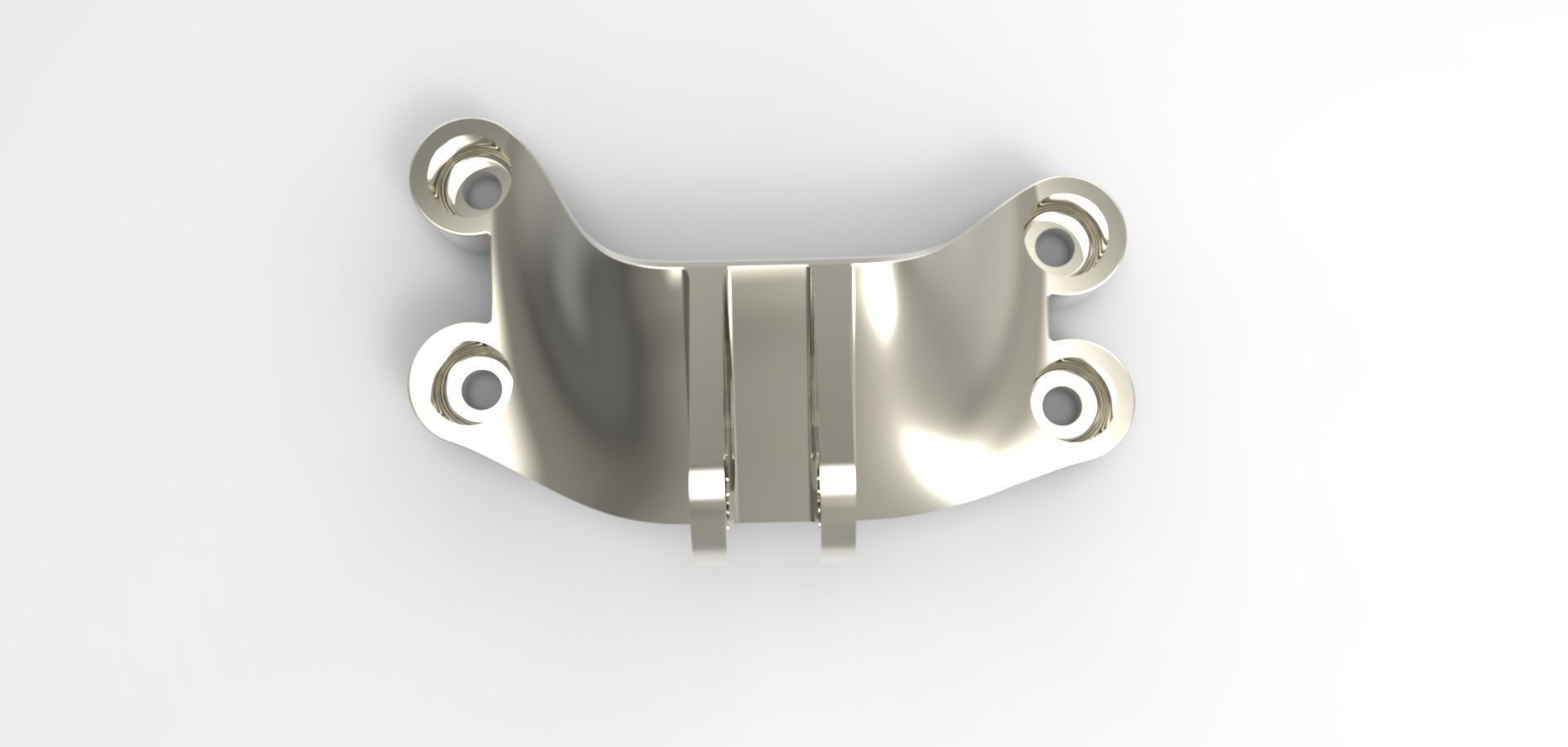 GE jet engine bracket 3 free 3D model | CGTrader
