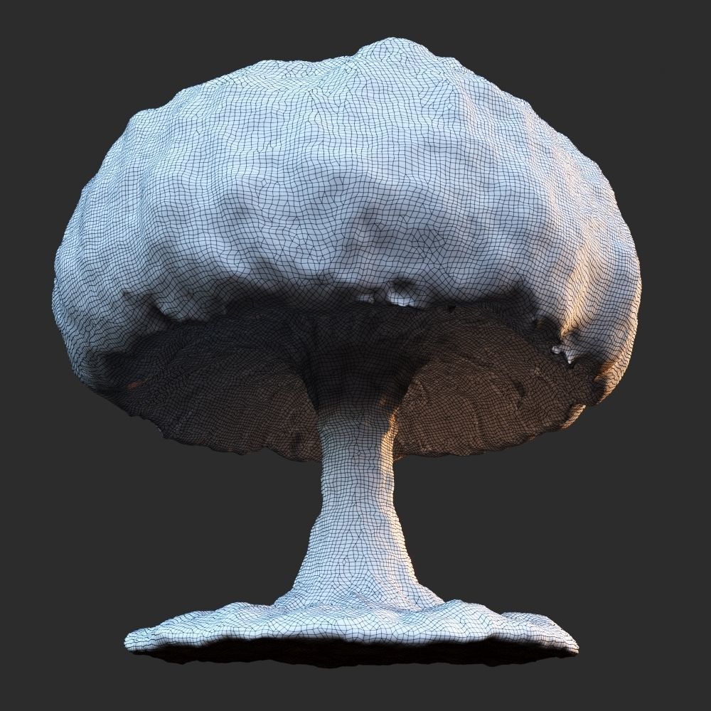 Nuclear Explosion 3D model | CGTrader