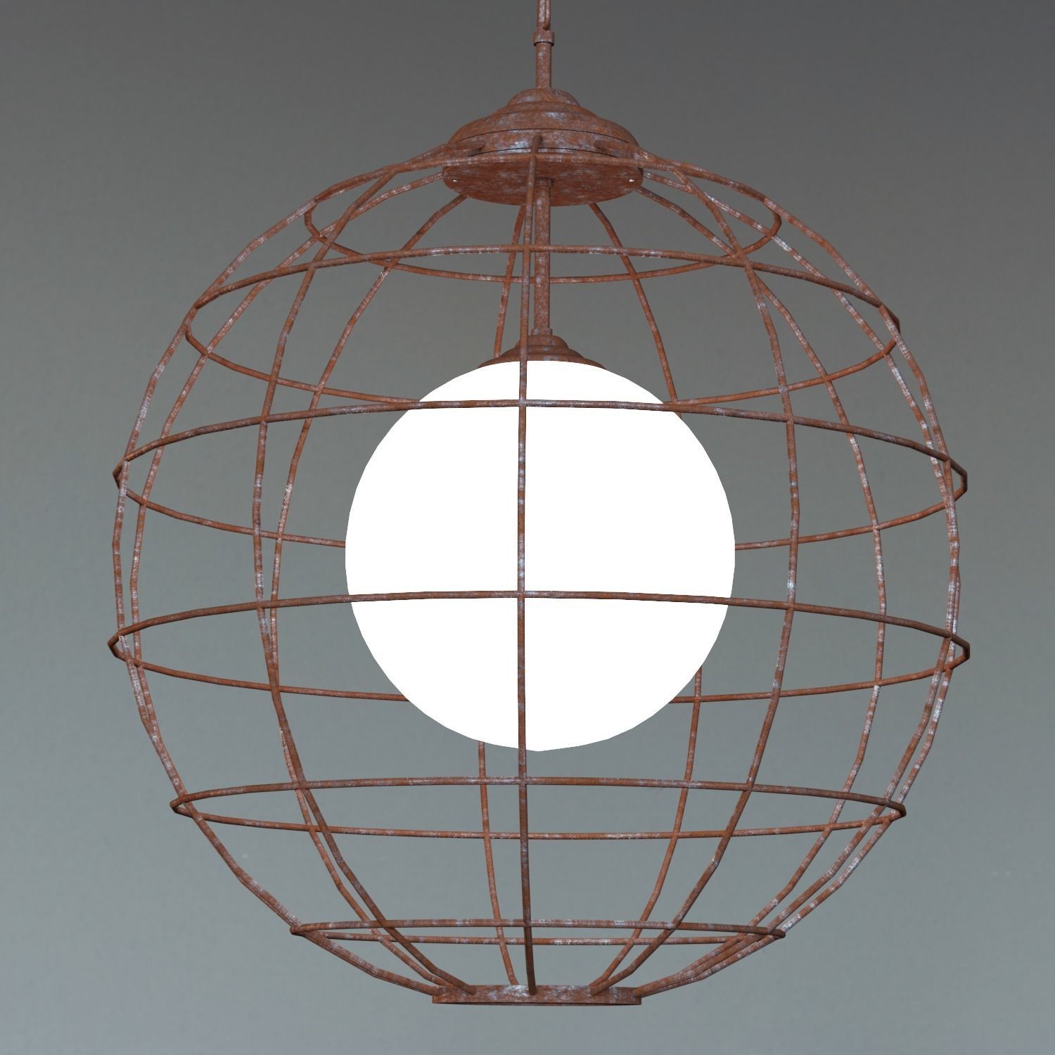 3D model Caged Globe Chandelier VR / AR / low-poly | CGTrader