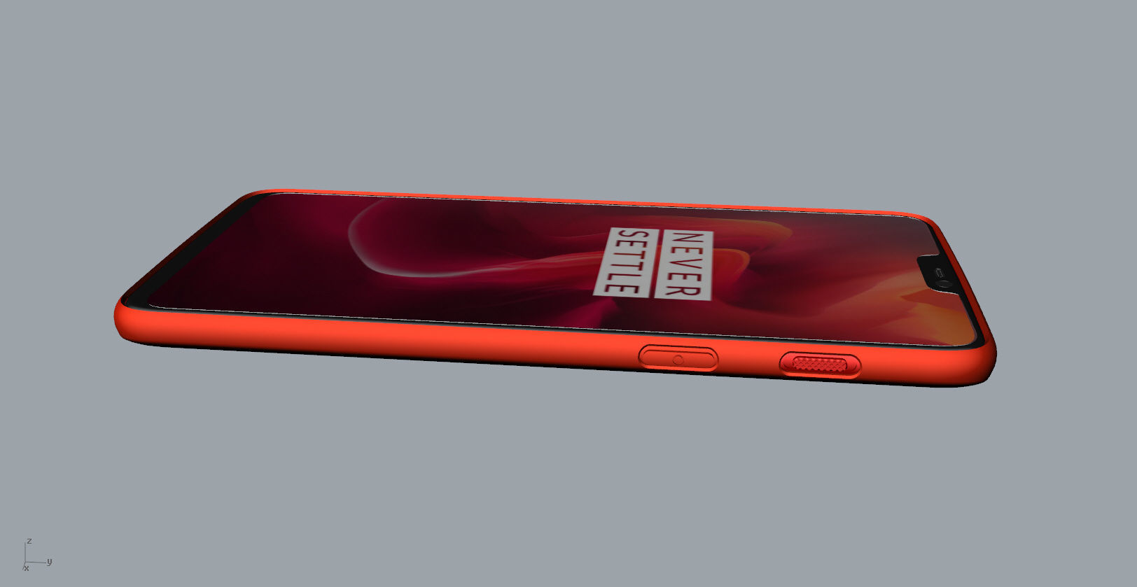 Oneplus 6 RED case design 3D model 3D model 3D printable | CGTrader