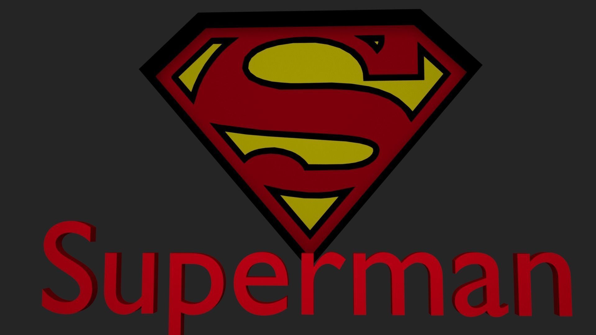 Dc Heroes Logo 3D model 3D printable | CGTrader