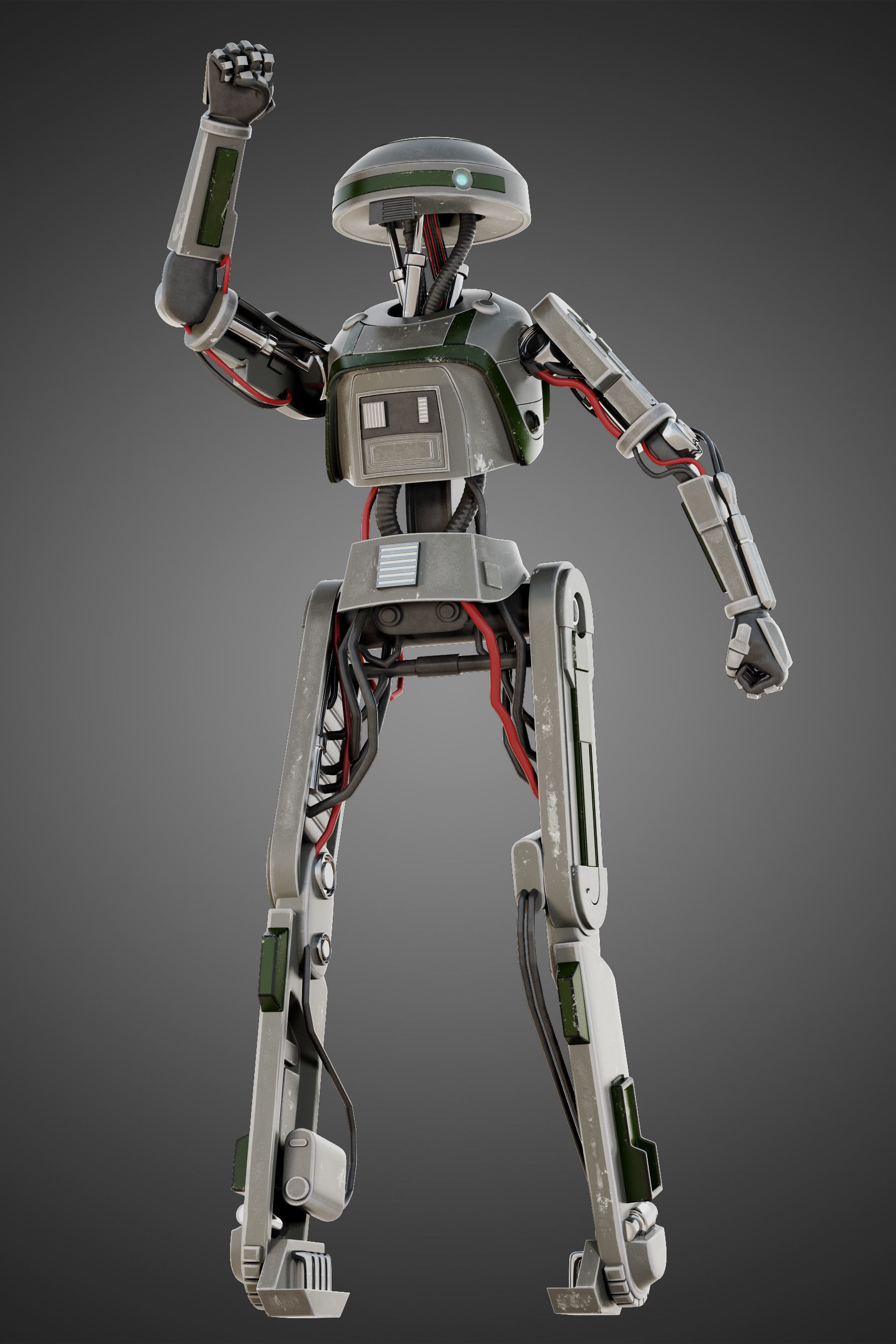 Star Wars L3-37 droid RIGGED 3D model animated rigged | CGTrader