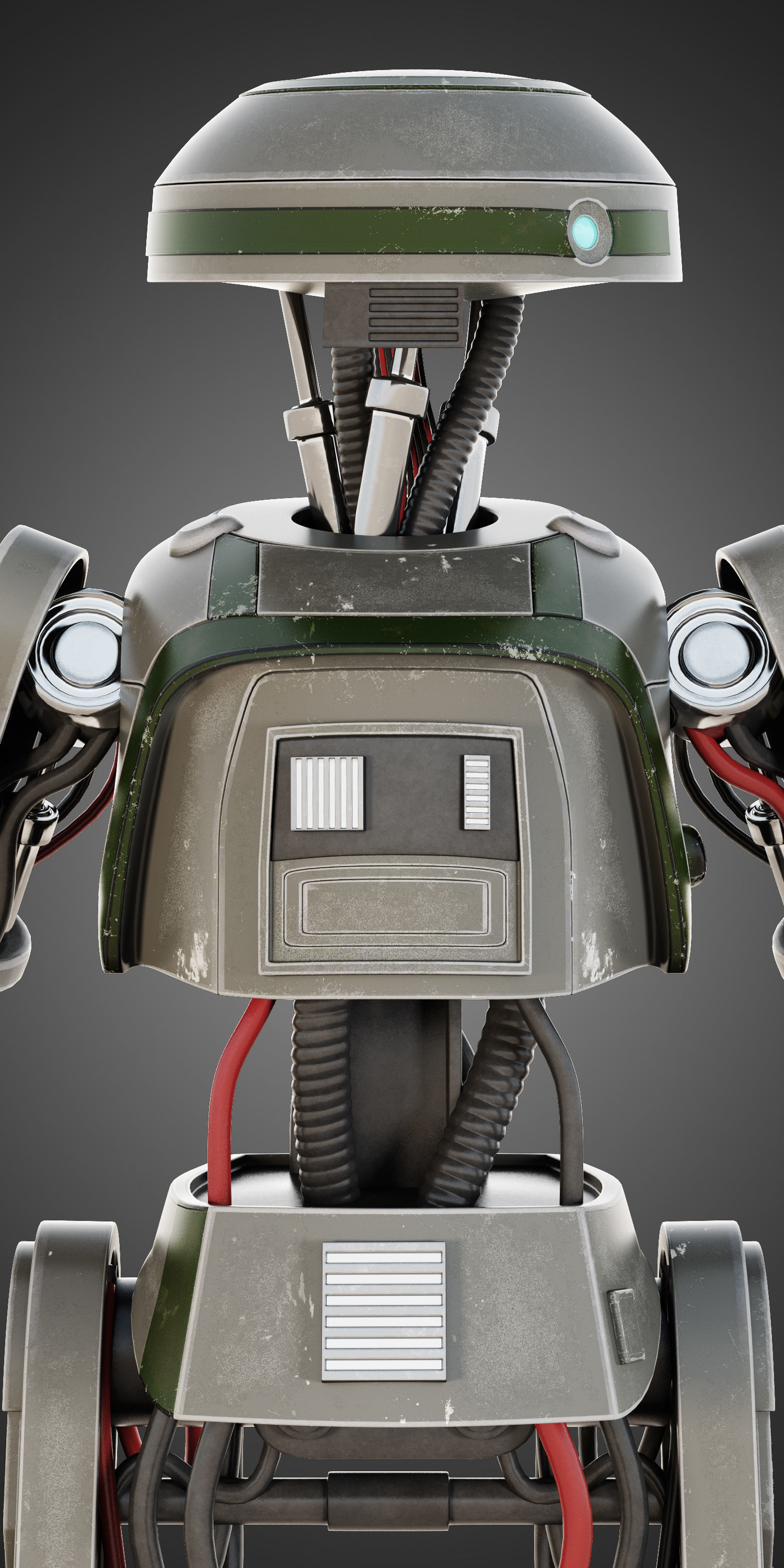 Star Wars L3-37 droid RIGGED 3D model animated rigged | CGTrader