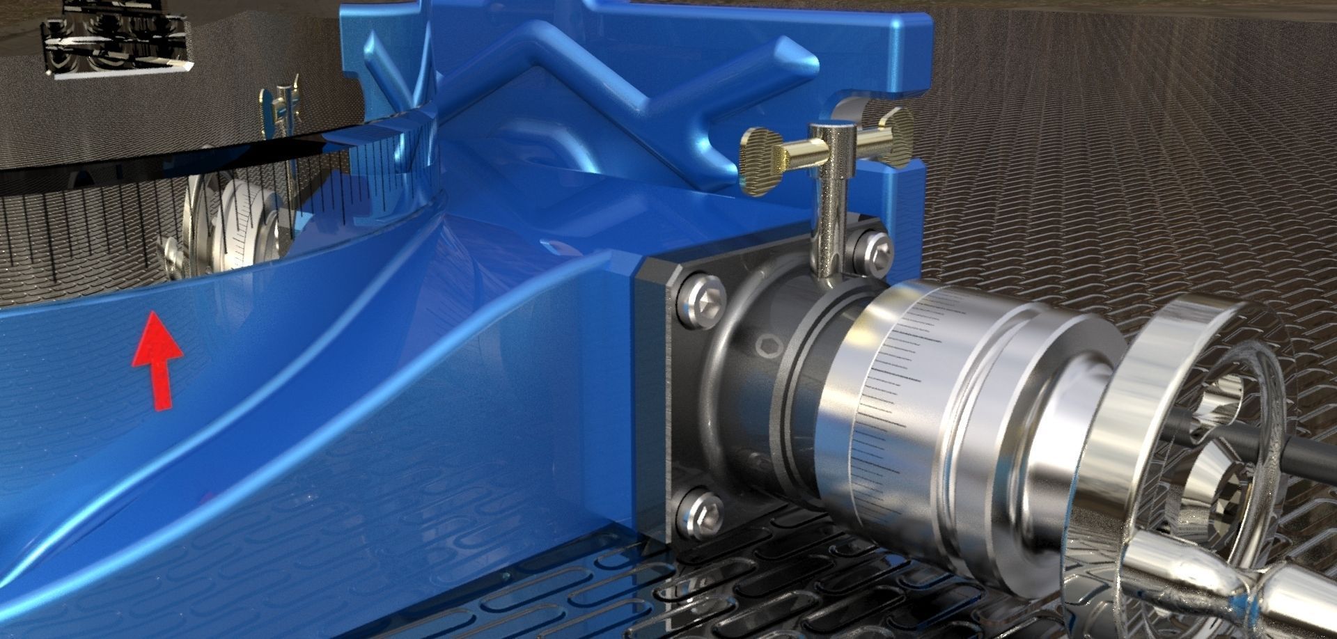 Manual Rotary Table free 3D model | CGTrader