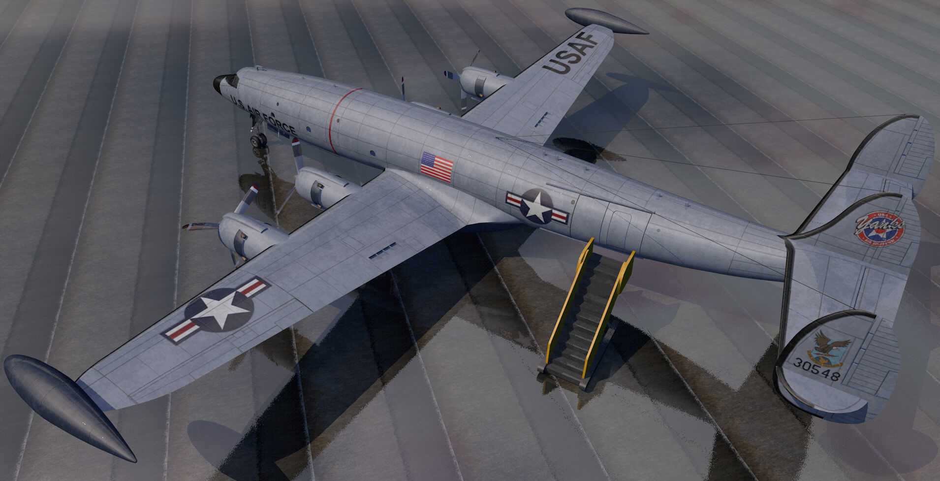 Lockheed EC-121 Warning Star 3D model | CGTrader