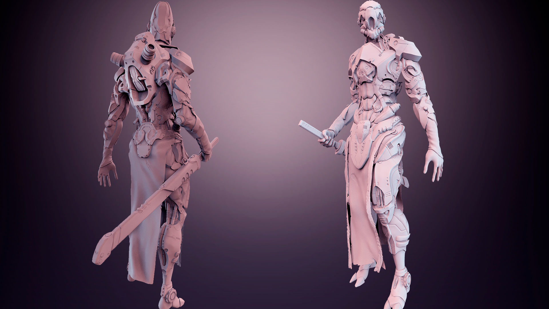 Mech robot highpoly model 3D model | CGTrader