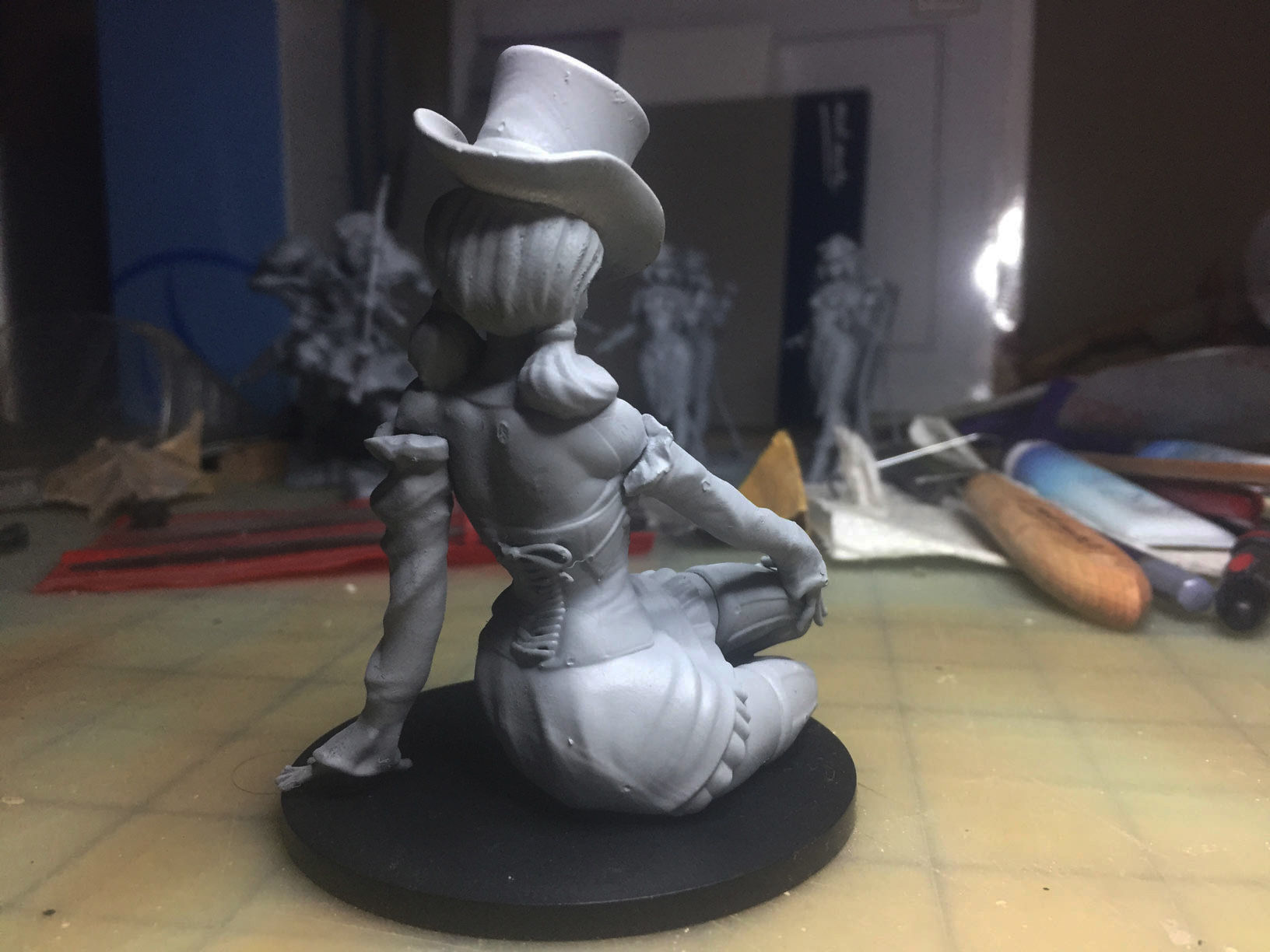 Steampunk Girl Pinup 3D print model 3D model 3D printable | CGTrader