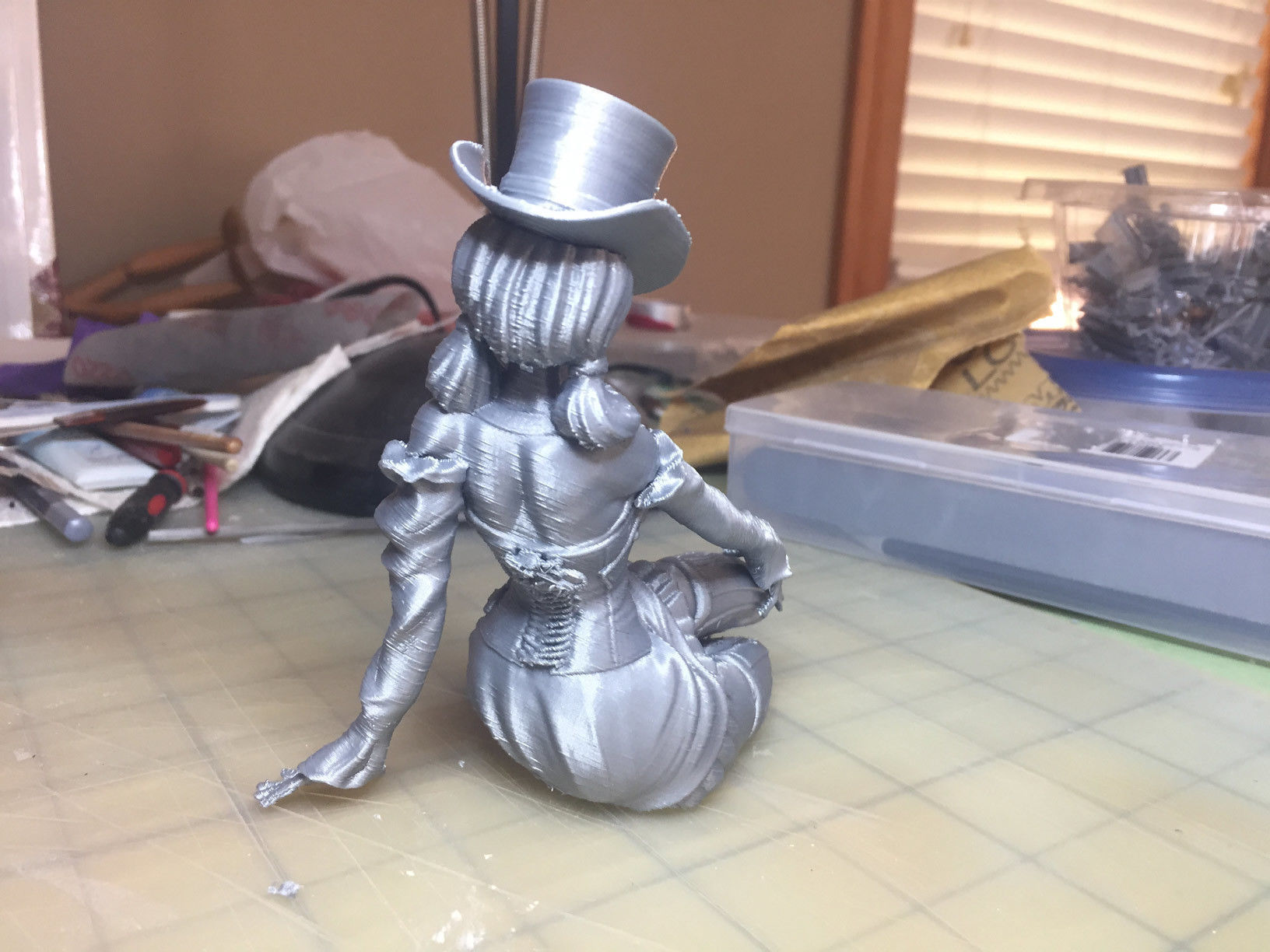 Steampunk Girl Pinup 3D print model 3D model 3D printable | CGTrader
