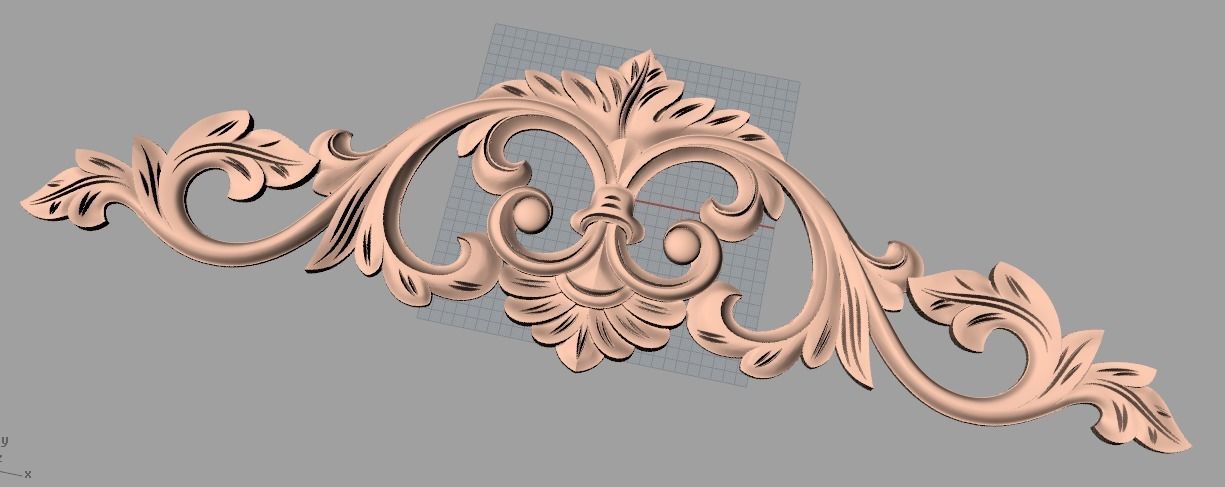 Door Design 3d Relief Model Stl Format File For Cnc Carving E700 3d