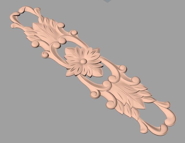 Door Design 3d Relief Model Stl Format File For Cnc Carving E689 3d