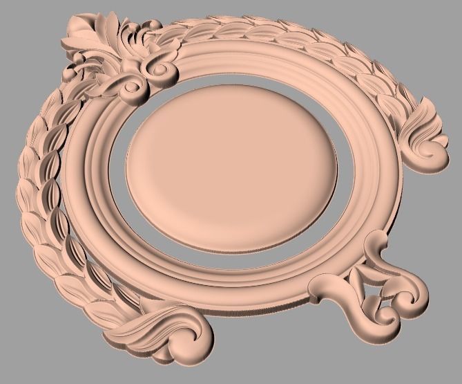 Door Design 3d Relief Model Stl Format File For Cnc Carving E669 3d