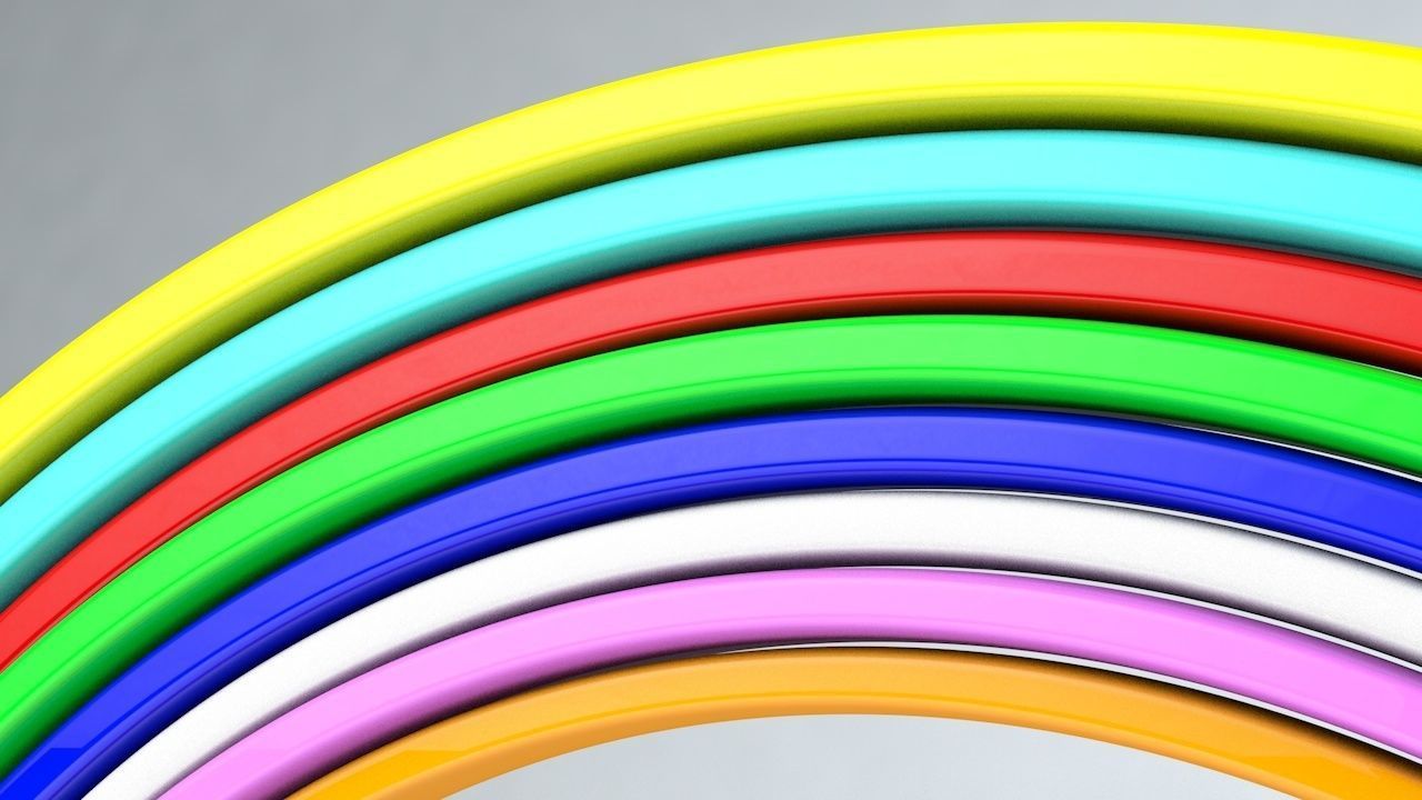 3D model Rainbow VR / AR / low-poly | CGTrader