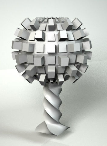 TECHNO TREE 3D model | CGTrader