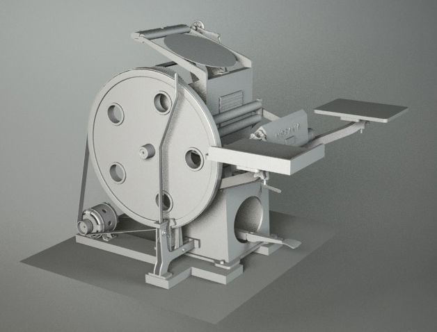PRINTING 2 paper machine 3D model | CGTrader