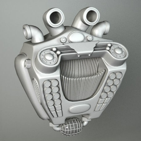 ROBOT MECHANICAL HEART 3D model | CGTrader