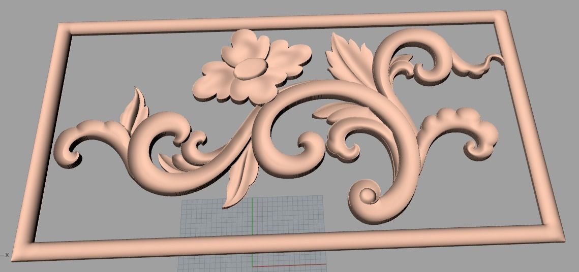 CNC 3D relief design STL format file used for artcam aspire E723 3D ...