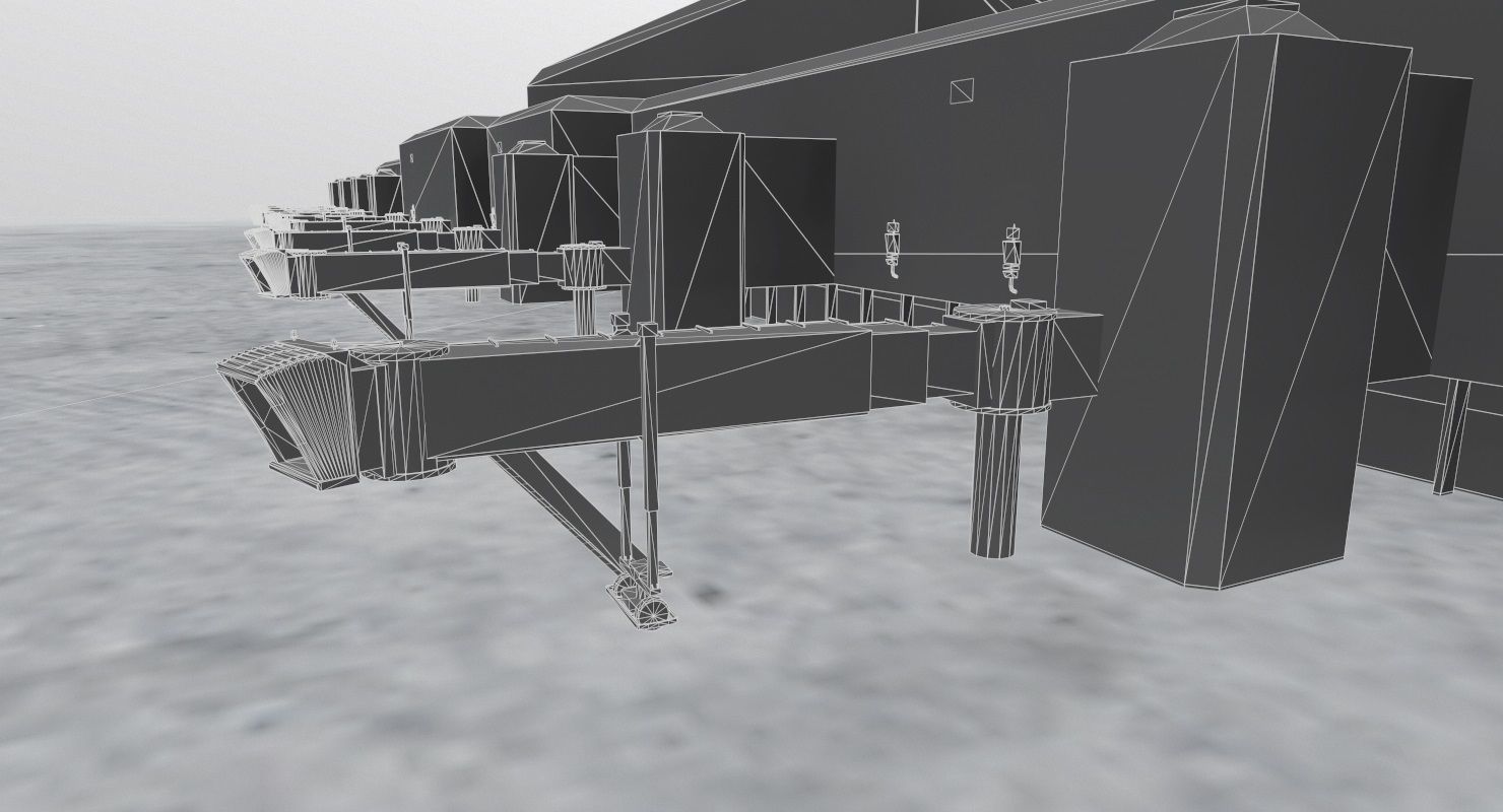 3D model EGCC Terminal 2 VR / AR / low-poly | CGTrader