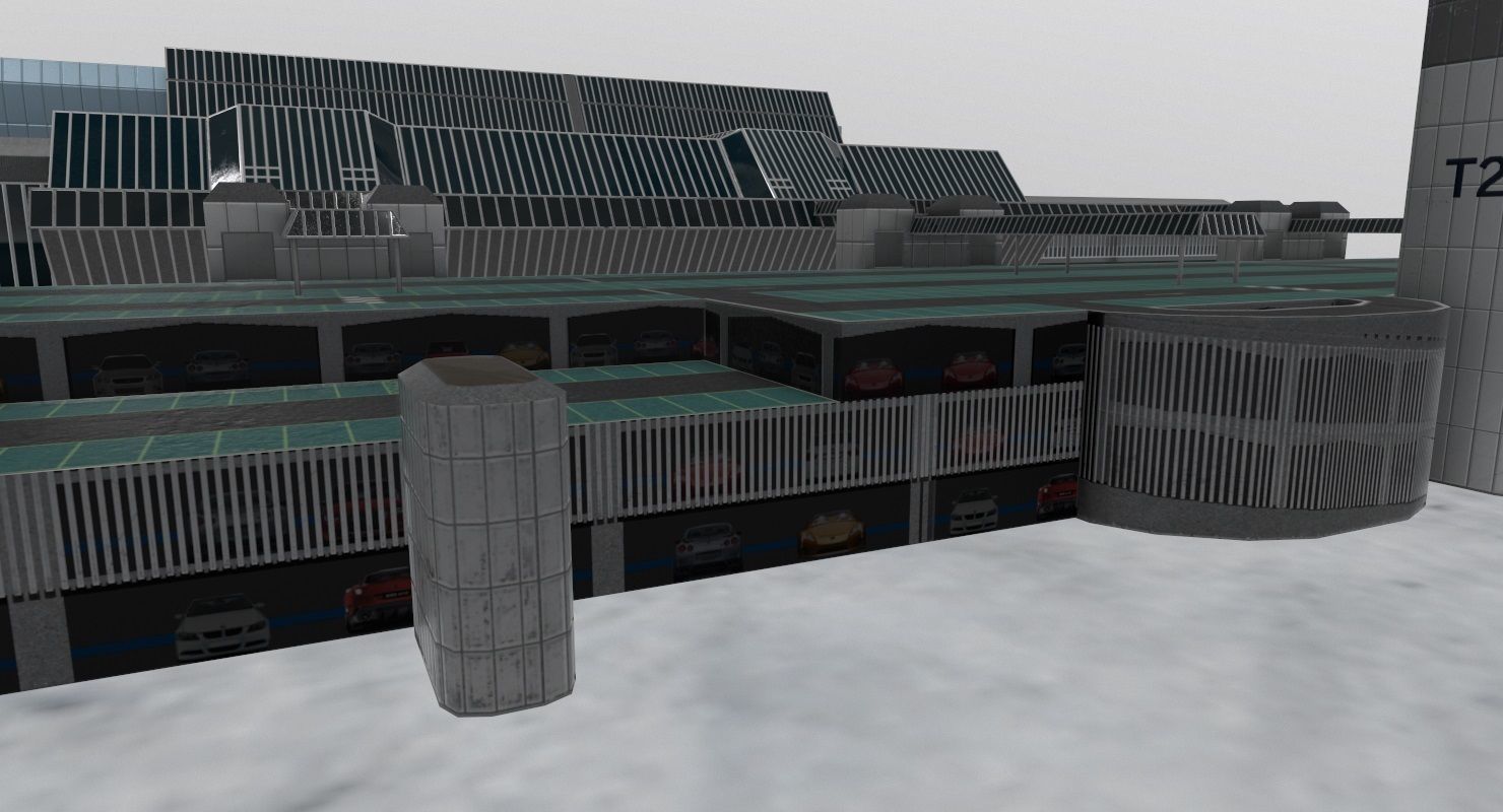 3D model EGCC Terminal 2 VR / AR / low-poly | CGTrader